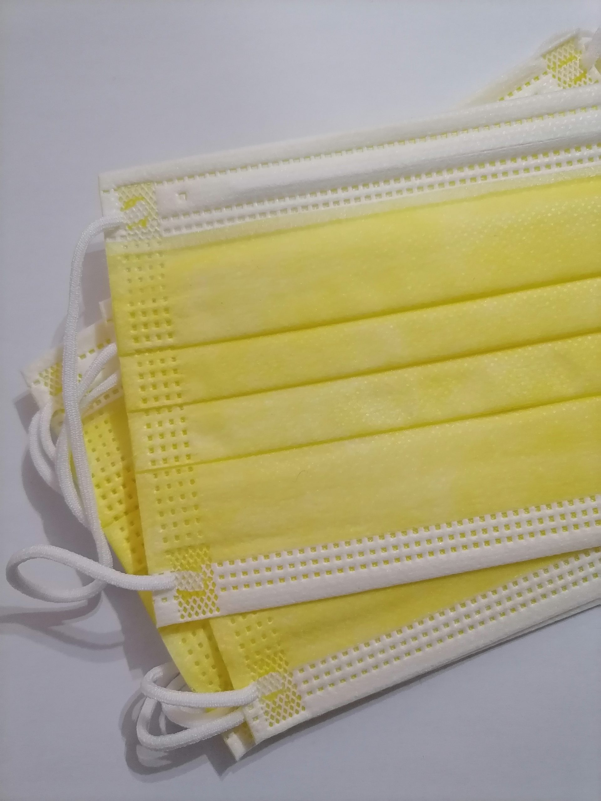 Kids Disposable Masks – Yellow – Practical Gifts